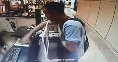 PM prende homem flagrado em vídeo furtando celular no shopping