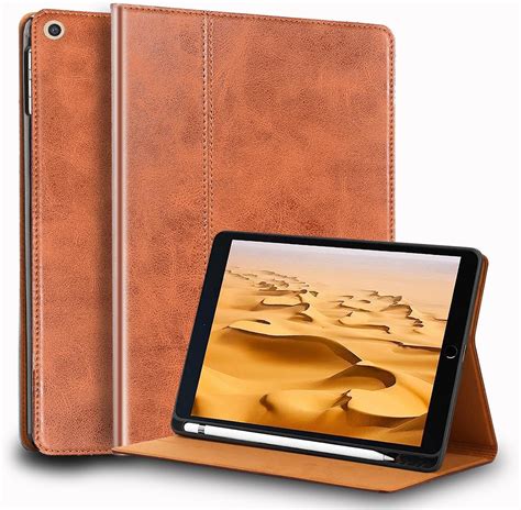 Gexmil Leder Hülle für iPad 10 2 Zoll 9 8 7 Generation 2021 2020