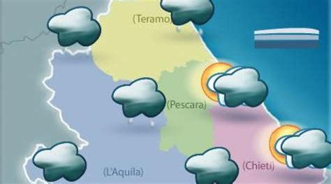 Il Tempo Previsioni Per Oggi E Domani Meteo Abruzzo Ore