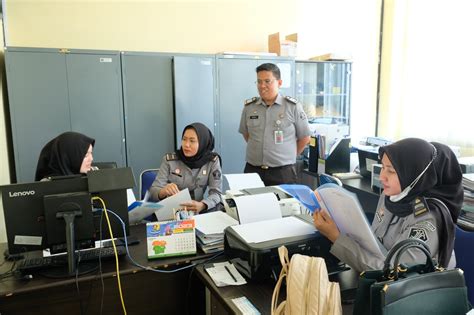 Lakukan Monev Di Kanim Kelas II Non TPI Kotabumi Tim Kanwil