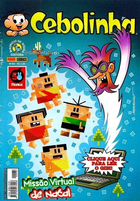 The Cover Of An Old Computer Game Called Cebolinha Featuring Pixel