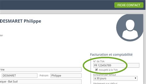 Numéro de TVA intracommunautaire et facturation ClicFacture