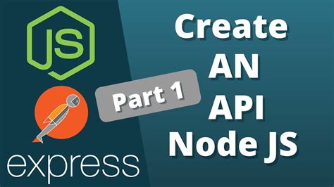how to create api endpoints part 1 express js postman node js youtube