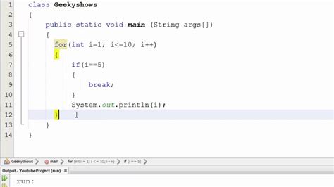 Continue And Break Statement In Java Programming Hindi Youtube