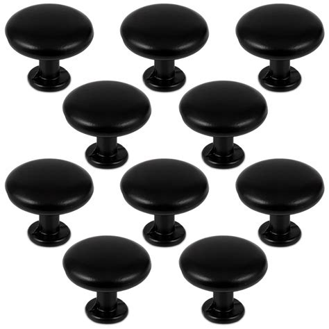 10x UCHWYT DO SZAFKI GAŁKA MEBLOWA CZARNA RETRO 11790072983
