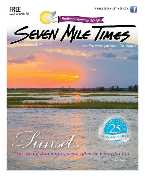 Seven Mile Publishing Seven Mile Times Endless Summer Page