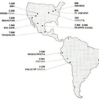 Localizaci N De Los Hallazgos Arqueol Gicos De Phaseolus Vulgaris L