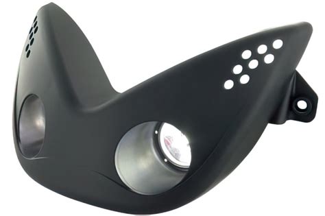 Scheinwerfer STR8 Doppeloptik Led Yamaha Aerox MBK Nitro Schwarz