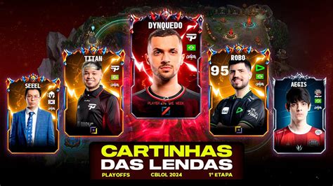CARTINHAS DAS LENDAS OS ÚLTIMOS ELIMINADOS CBLOL 2024 1º Split