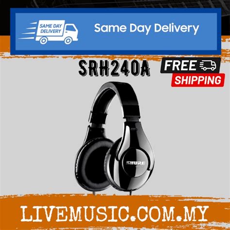 Shure SRH240 Professional Quality Headphones SRH 240 SRH240A