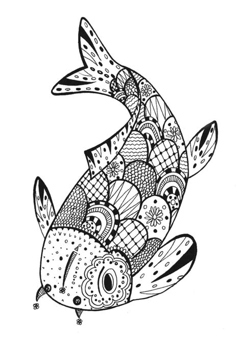 Koi Fish Drawing Step By Step At PaintingValley Explore