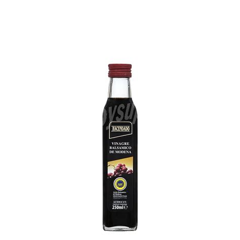 Hacendado Vinagre Balsamico De Modena Botella Cristal 250 Ml