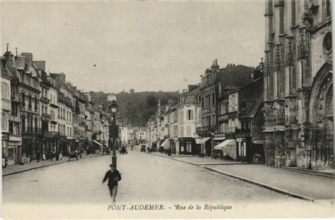 Pont Audemer Rue de la Republique à Pont Audemer Cartorum