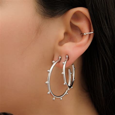 Piercing de pressão spike Piercing Pressão Spike RB SEMIJOIAS