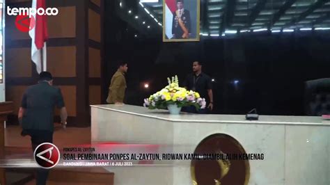 Ridwan Kamil Sebut Pembinaan Ponpes Al Zaytun Diambil Alih Kemenag