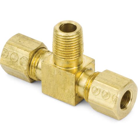 1 4 X 1 8 Lead Free Brass Compression Male Branch Tee Kimball Midwest