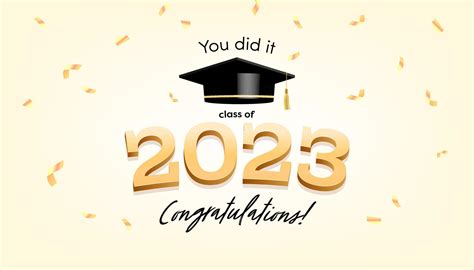 lo hiciste pancarta de la ceremonia de graduación clase de 2023