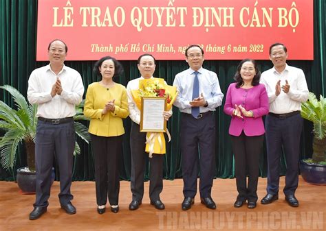 Đồng chí Nguyễn Văn Hiếu giữ chức Phó Bí thư Thành ủy TPHCM