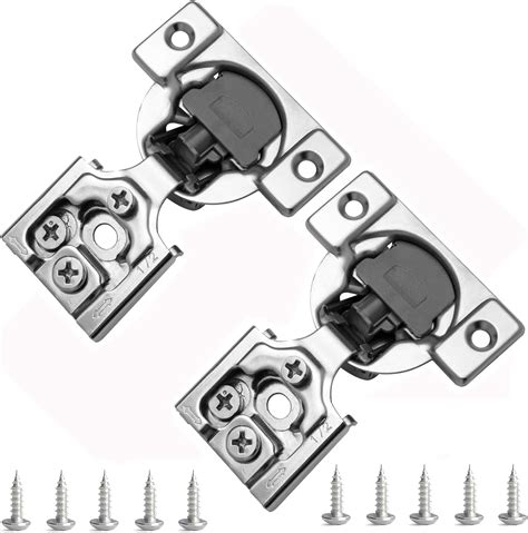 Redunest Inch Overlay Soft Close Cabinet Hinges Pack Slow Soft