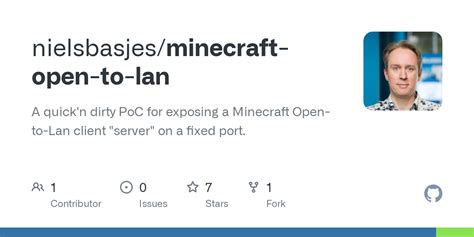 GitHub Nielsbasjes Minecraft Open To Lan A Quick N Dirty PoC For