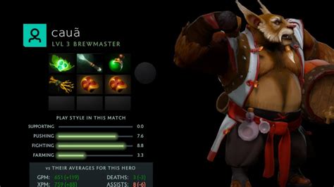 Dota 2 Replay 7 35d Offlane Brewmaster Top Core YouTube