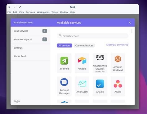 Ferdi une alternative gratuite et open source à Franz Rambox