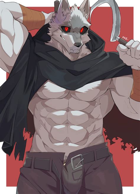 Rule 34 2023 Abs Accessory Anthro Arm Wraps Belt Biceps Black Cloak Black Clothing Black Nose