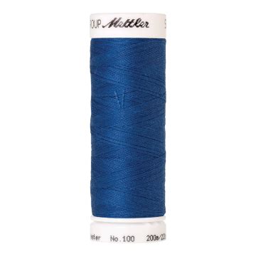 Fil à coudre Mettler Seralon 200m 1463 Bleu 1678 1678 1463 Simac
