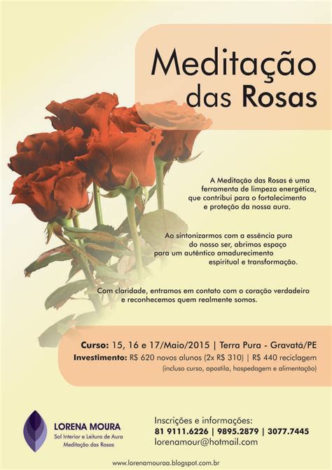 Lorena Moura Terapia Do Sol Interior E Leitura De Aura Meditação Das Rosas Em Terra Pura