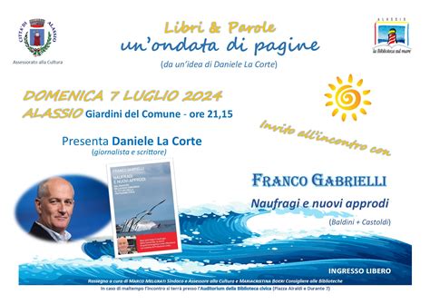 Domenica 7 luglio ad Alassio ospite sul palco di Piazza della Libertà l