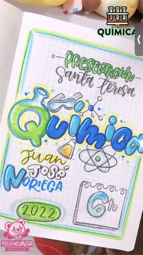 Pin de ルイサ 玉代 en marcado de cuaderno quimica Caratulas para cuadernos