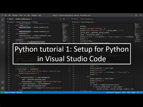 Visual Studio Code Python Tutorial Haqmed