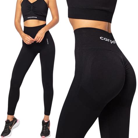 CARPATREE LEGGINSY DAMSKIE SPORTOWE GETRY WYSOKI STAN PUSH UP ALLURE