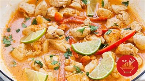 Receta de Pollo al Curry Tailandés Casero