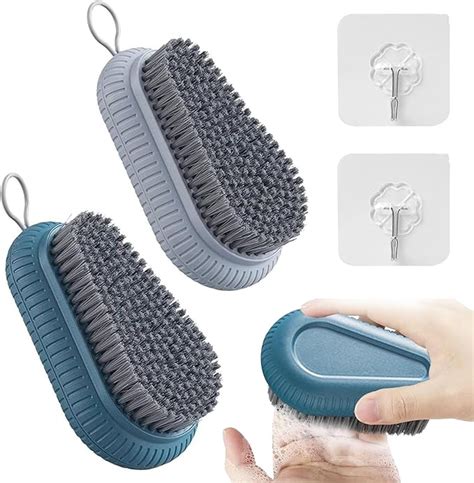 Nuqin Nail Brush For Cleaning Fingernails 2Pcs Nail Scrub Brush With