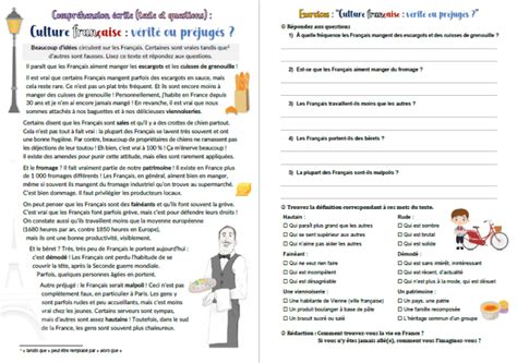 FLE Exercices à imprimer