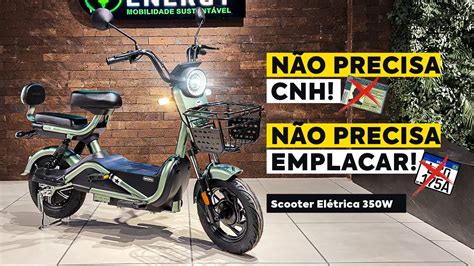 SCOOTER ELÉTRICA 350W NÃO PRECISA DE CNH NÃO PRECISA EMPLACAR YouTube
