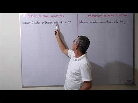 Estad Stica Interpolaci N De Medios Aritm Ticos Y Geom Tricos Youtube