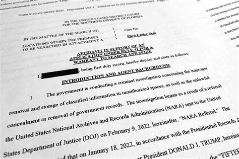 Trump Mixed Secret Documents With Magazines And Newspapers Fbi