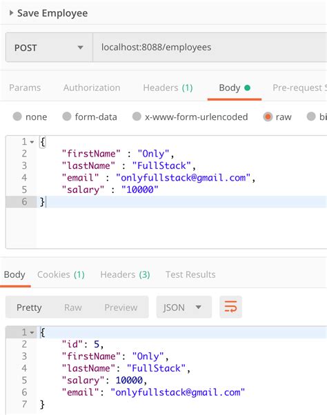 how to send post request in rest assured only fullstack