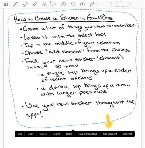 How To Create A Sticker In GoodNotes Jennifer A Douglas