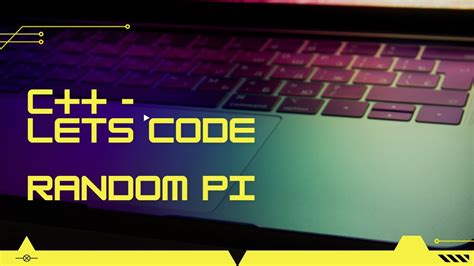 c lets code calculating pi using only random numbers youtube