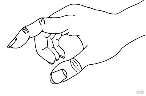Disegno Mano Da Colorare Migliori Pagine Da Colorare Gratis Per