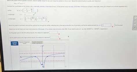 solved sketch the graph of the quadratic function select