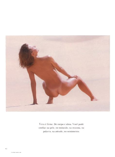Naked Vera Zimmermann In Playboy Magazine Brasil