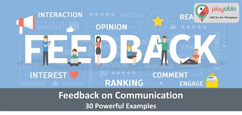 Feedback On Communication Powerful Examples
