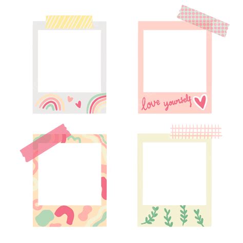 Cute Polaroid Frame Png Picture Collection Of Cute Polaroid Frame
