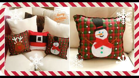 DIY cojines navideños paso a paso YouTube