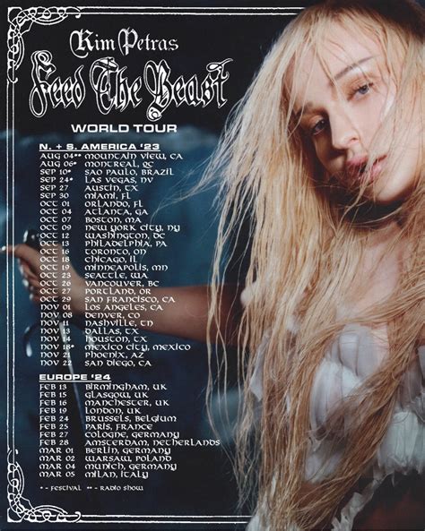 Kim Petras Announces Feed The Beast World Tour