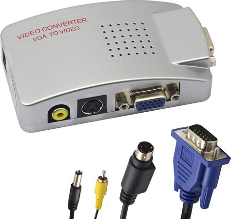 Amazon VGA To RCA Adapter Composite VGA To VGA AV S Video